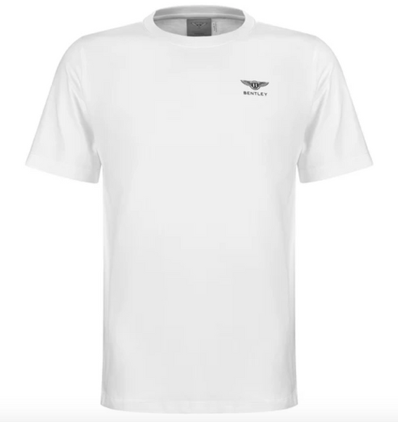 Bentley Men's Signature T-Shirt - White | Bentley Lifestyle Merchandise ...
