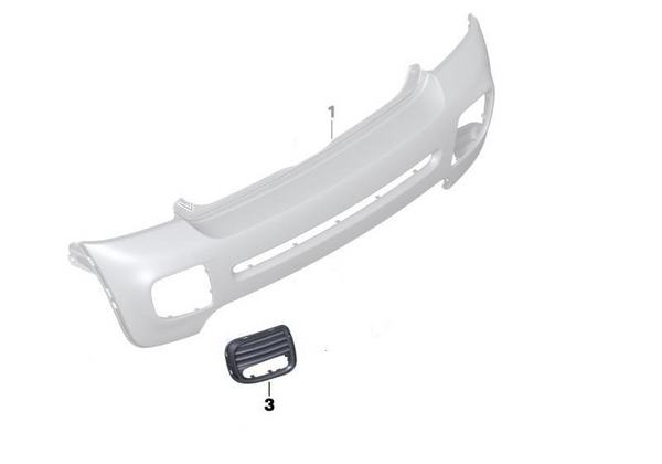 MINI Genuine JCW Left Air Outlet Rear... | MINI Exterior Styling | Park ...