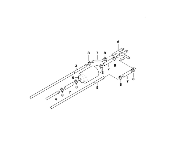 BMW Genuine Fuel Tank Return Line Front | BMW Exhaust & Fuel | Park's Store