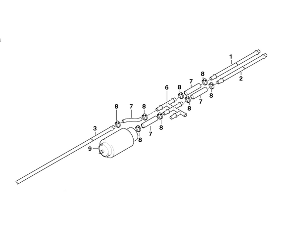 BMW Genuine Fuel Tank Return Line Front | BMW Exhaust & Fuel | Park's Store