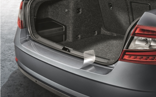 SKODA Rear bumper protective foil OCT... | SKODA Exterior Protection ...