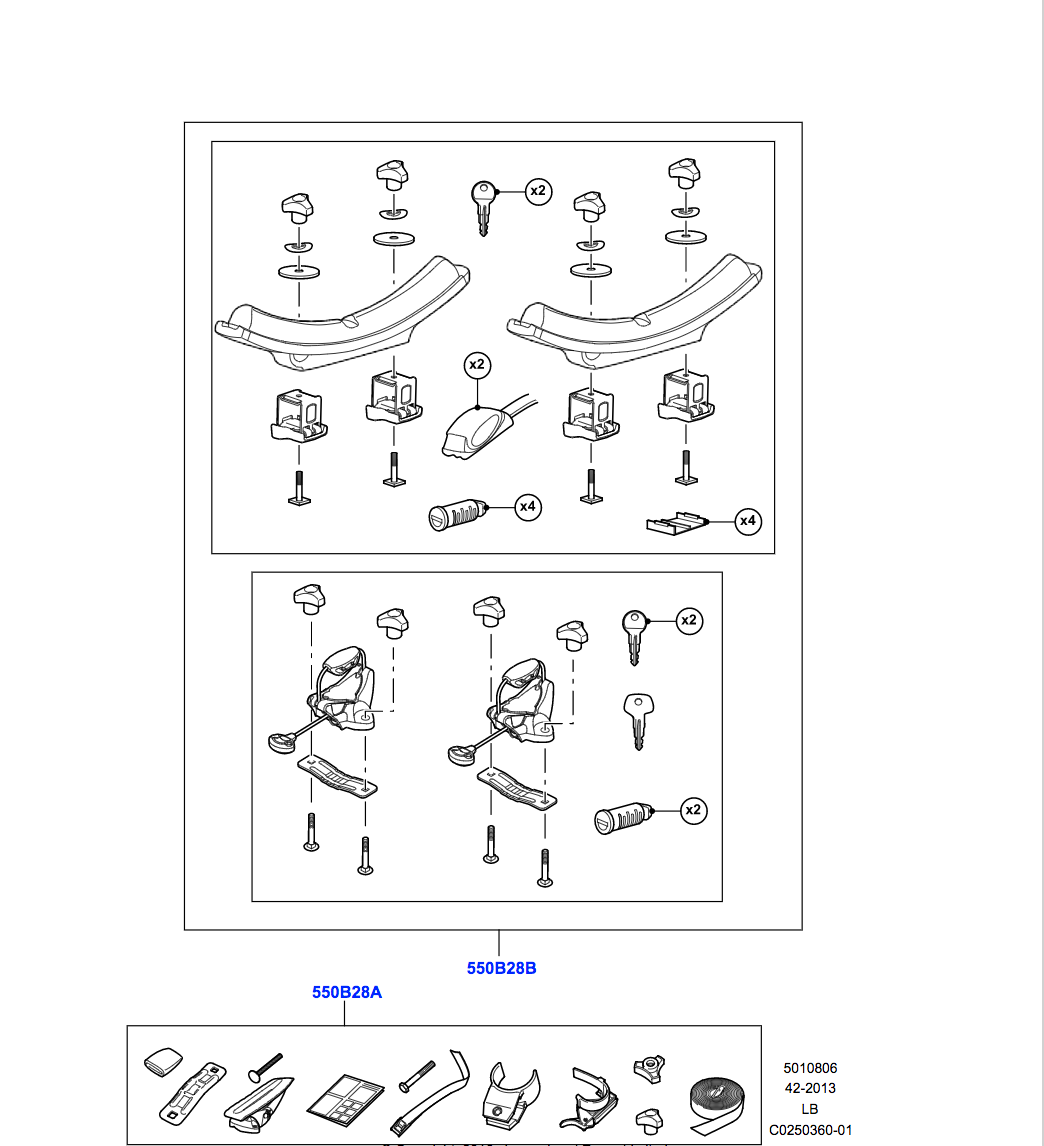 Land Rover Aqua Sports Carrier | Land Rover Roof Accessories | Park's Store