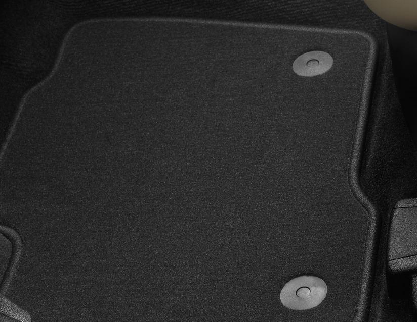 Ford Carpet Floor Mats black, front | Ford Floor Mats | Park's Store